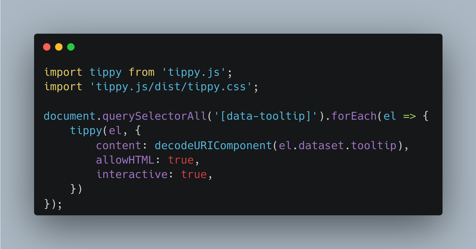 간편한 툴팁 라이브러리 Tippy.js – 형우의 웹개발